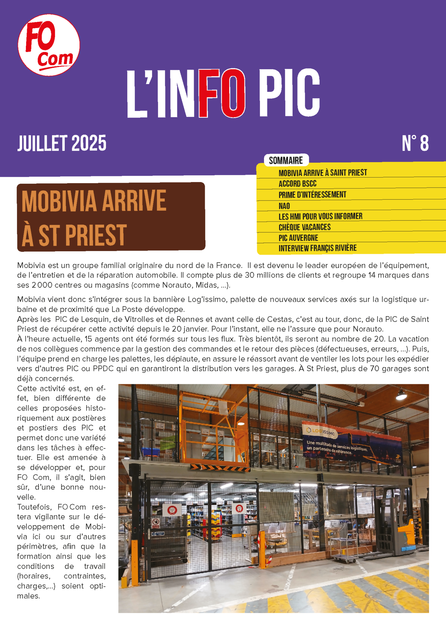 DEXCIL – Focom-la poste